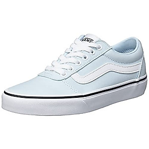Vans Unisex Ward Canvas Low Platform Sneaker - Delicate Blue/White 8.5