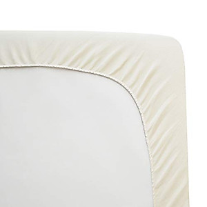 American Baby Company Waterproof Fitted Bassinet Mattress Protector, Quilted Protector Pad Cover Made with Organic Cotton Top Layer, 33" x 15"