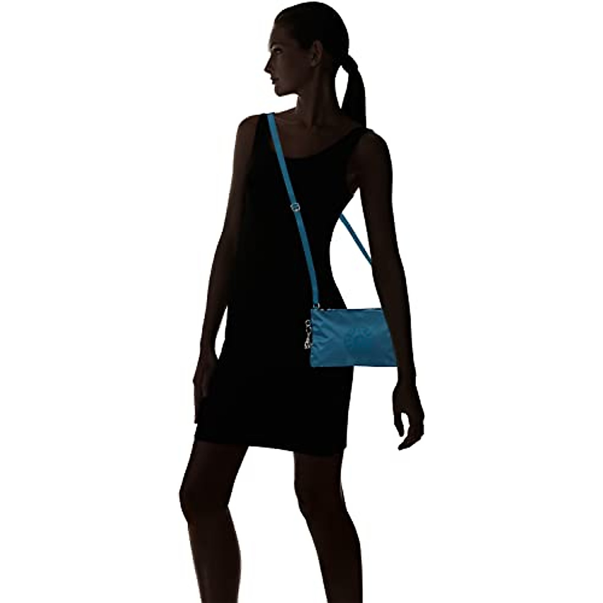 Kipling womens Womenâ€™s Atlez Duo Pouch Gift Set, Includes Holiday Gifting Box, Lightweight Nylo Crossbody Handbag, Dynamic Beetle, 9.75 L x 6.5 H 1.25 D US