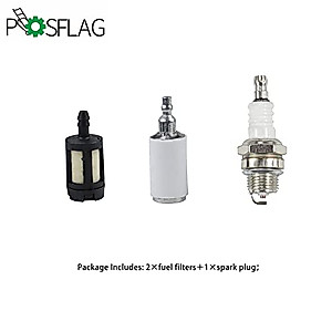 POSFLAG Carburetor Kit Replaces Tecumseh 640347 640347A for Tecumseh TC200 TC300 TM049XA 2 Cycle Vertical Engine