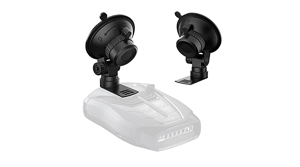 Radar Detector Mount - Easy Install, All-Weather Suction Bracket