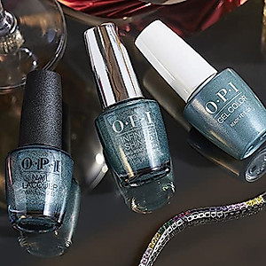 OPI GelColor, Ready, Fête, Go, Blue Gel Nail Polish, Holiday'21 Celebration Collection, 0.5 fl. oz.