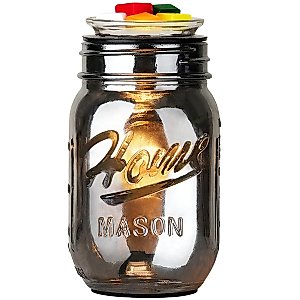 Pluggable Fragrance Warmer- Decorative Plug-in for Warming Scented Candle Wax Melts and Tarts or Essential Oils (Black)