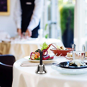 12Pcs Hand Bells Silver and Gold Steel Service with Black Wooden Bell for School Church Adults Classroom Wedding Decorative