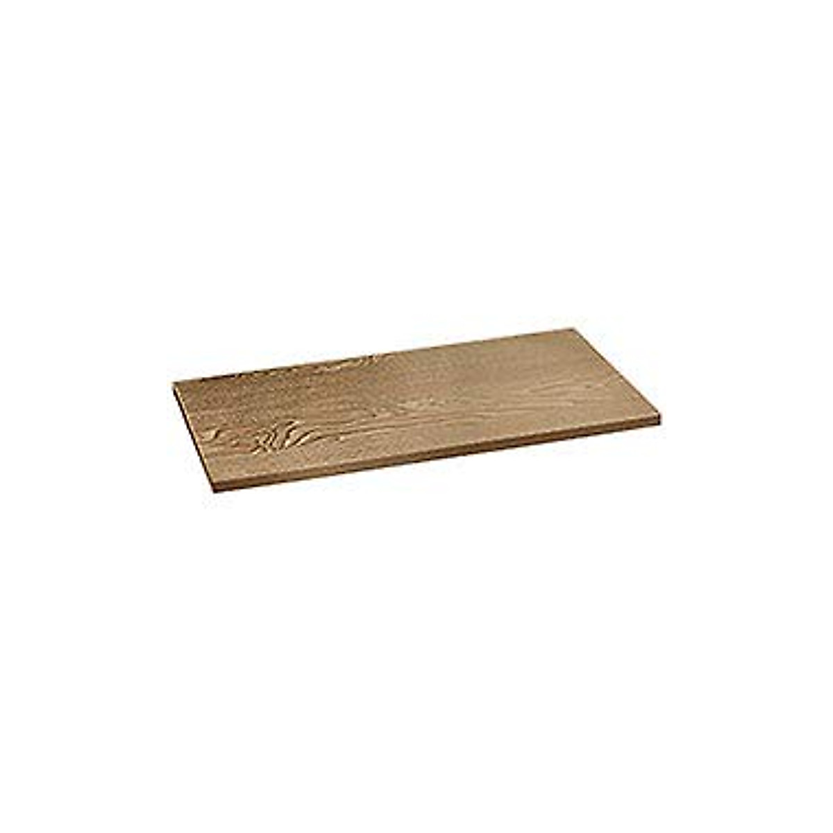 SSWBasics Boutique Caramel Oak Melamine Shelf - 12" D x 24" L