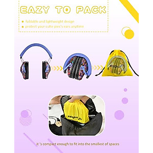 PROHEAR 032 Kids Ear Protection - Noise Cancelling Headphones Ear Muffs for Autism, Toddlers, Children - SYMBOL MUSIC