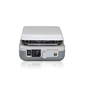 Vision Scientific VSPECOPLUS-HS-T Digital Hotplate Magnetic Stirrer W Temperature Probe & Support Stand |50°C-360°C Temperature Range, 6" x 6" Ceramic Coated Plate | LCD Display | 2 Magnetic Stir Bars