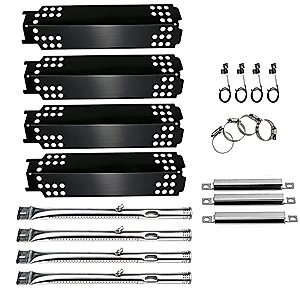 Uniflasy Grill Replacement Parts kit for Charbroil 463436215 463439914 463436214 463439915 463436213 G432-Y700-W1 467300115 463436214 G432-Y700-W1 G432-0078-W1 463432114 Grill Heat Plate, Burners