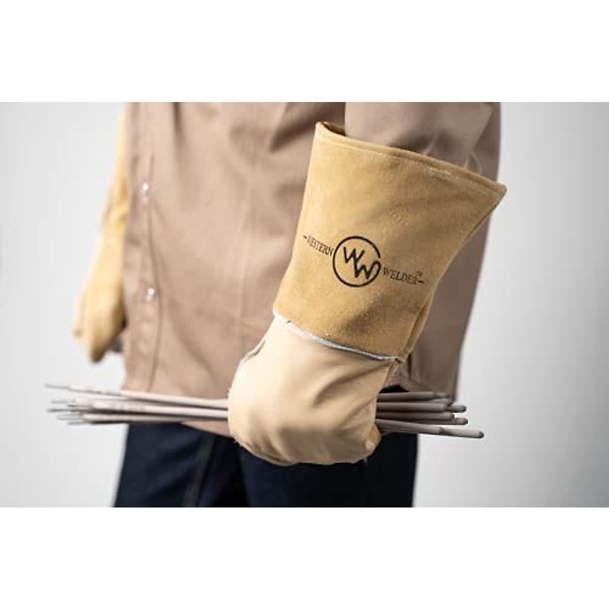 Western Welder Outfitting - Stick Welding Gloves | Heat-Resistant, Gloves (Medium)