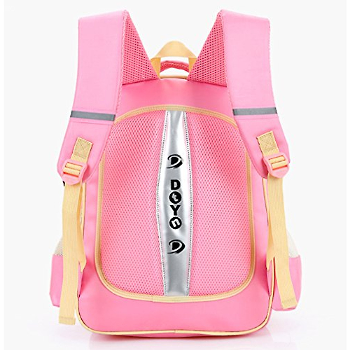 Cat Face Girls Backpack Kids School Bookbag for Students (Pink)