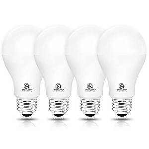 ENERGETIC SMARTER LIGHTING Dimmable A21 LED Bulb, 150 Watt Equivalent, 2600LM Super Bright Light Bulbs, Soft White 2700K, E26 Standard Base, UL Listed, Damp Rated, 4 Pack