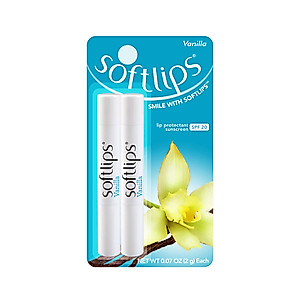 Softlips Protectant/Sunscreen SPF 20 Assorted Fun Flavors Lip Balm,2 Count (Pack of 6)