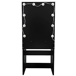 SDGH Two Tone FCH with Light Large Single Drawer Dresser Dressing Table Bedroom Furniture (Color : E, Size : (20.28x25.48))