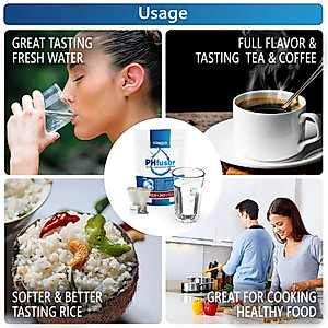 PHfuser Alkaline Water Filtration Pouch for your bottle, jar, pot, coffee/tea cup, jug, pitcher, container – Filter Purification System for Clean, Healthy, Safe, Anti-Oxidant, Anti-Aging water(3 Pack)