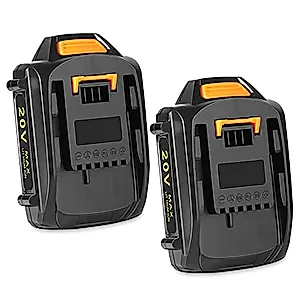KUNLUN 2Pack 3.5Ah Battery for Worx Battery 20V WA3525, WA3578, WA3575, WA3520, WG151s, WG155s, WG251s, WG255s, WG540s, WG545s, WG890, WG891