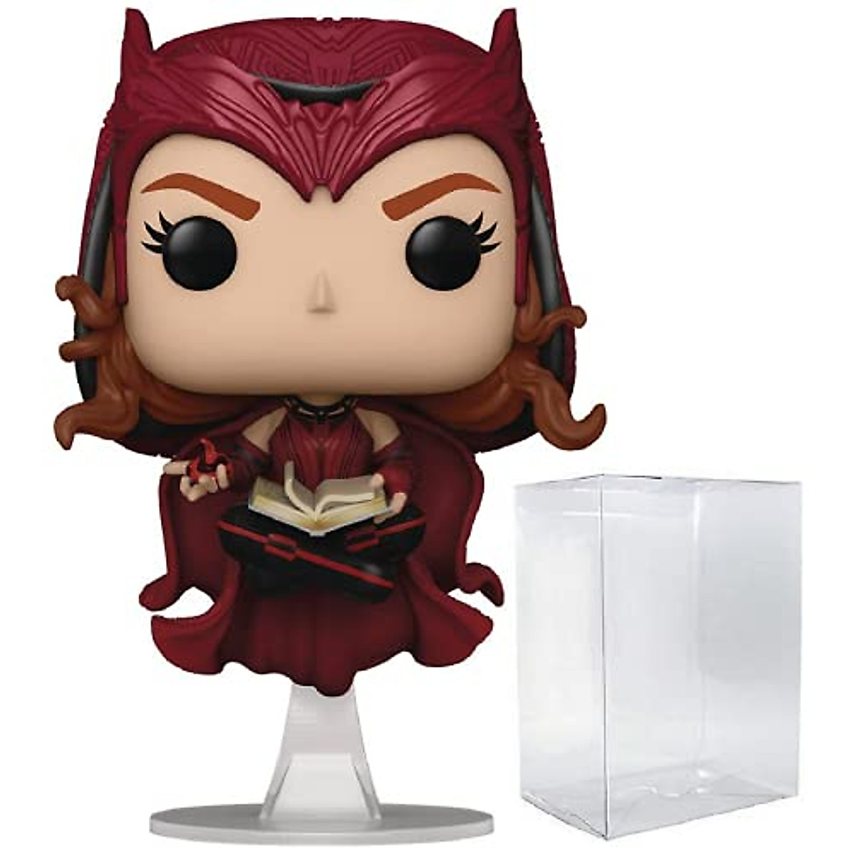 POP Marvel: WandaVision - The Scarlet Witch Funko Pop! Vinyl Figure (Bundled with Compatible Box Protector Case), Multicolored, 3.75 inches