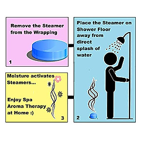 Aromatherapy Shower Steamers; Double Infused with Organic Essential Oils; Spring Gift; Hostess Gift; Thank You Gift; Mother's Day Gift