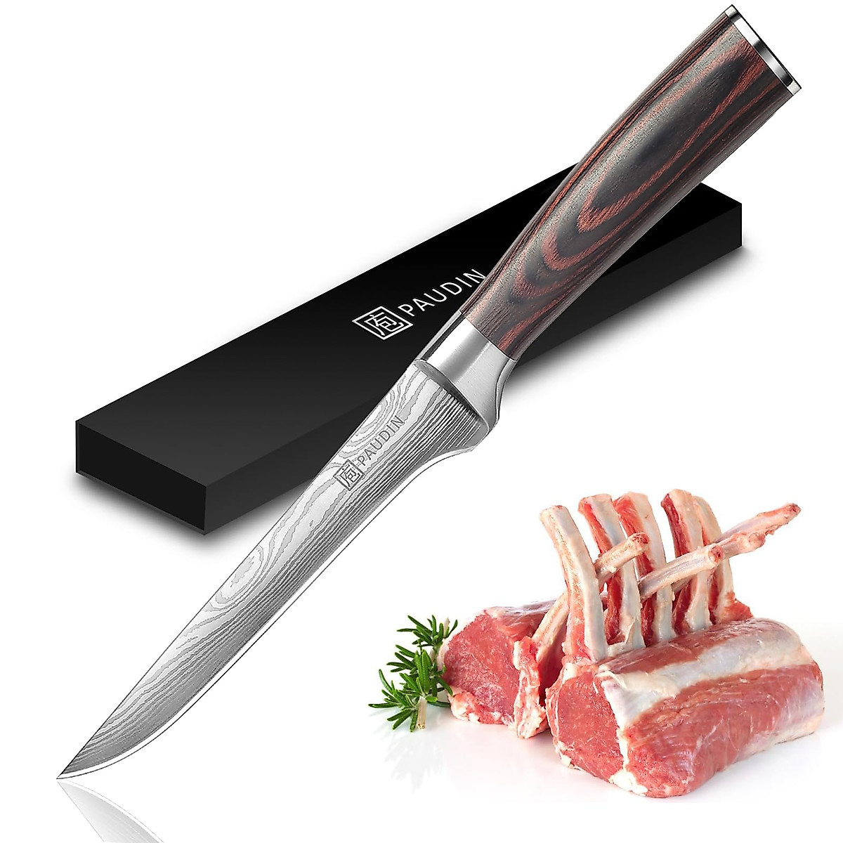 PAUDIN Boning Knife 6 inch and Brisket Knife 12 inch