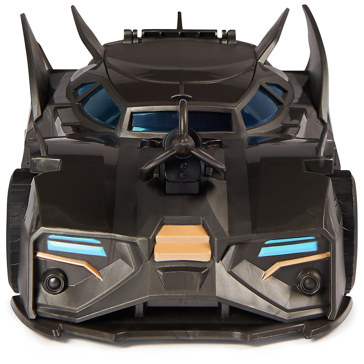 DC Comics, Crusader Batmobile Playset with Exclusive 4-inch Batman Figure, 3 Super-Villain Paper Figures, Kids Toys for Boys and Girls Ages 4+