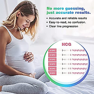 Easy@Home Ovulation & Pregnancy Test Strips Kit: 40 Ovulation Strips and 10 Pregnancy Tests– Accurate Fertility Tracker OPK - Powered by Premom Ovulation APP | 40LH + 10HCG + 50 Urine Cups
