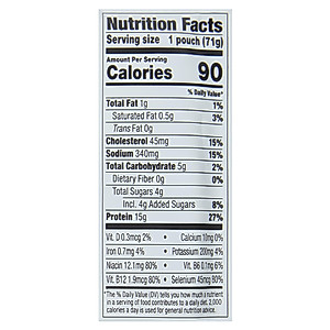 Bumble Bee Spicy Thai Chili Seasoned Tuna, 2.5 oz Pouches (Pack of 12) - Ready to Eat - Wild Caught Tuna Pouch - 15g Protein per Serving - Gluten Free