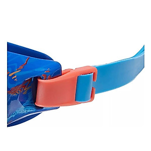 Speedo Junior Glide Jr. Print Goggles - Blue / Orange / Jade