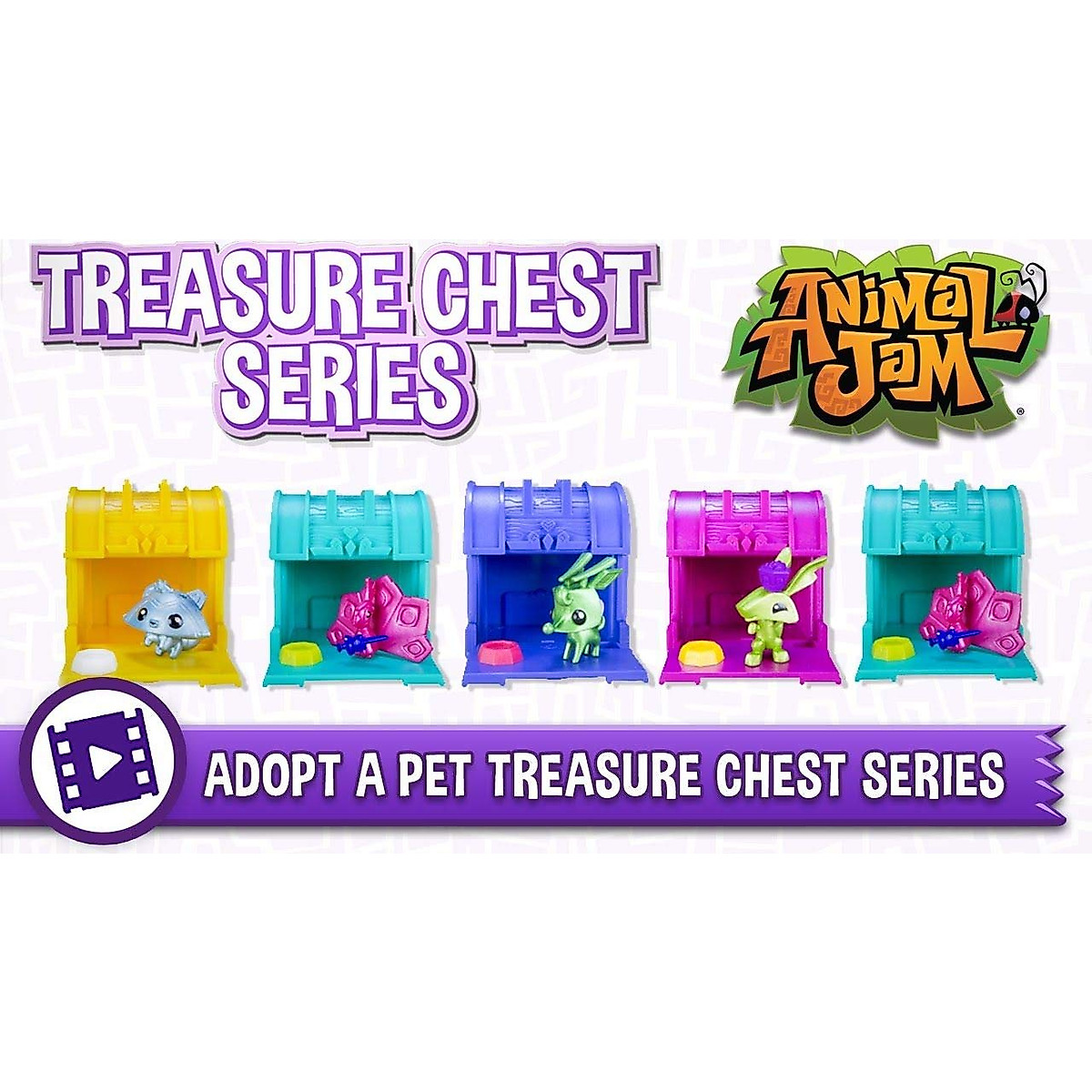 Animal Jam Adopt a Pet Treasure Chest Sealed Mystery Box of 24 Chests Game Code