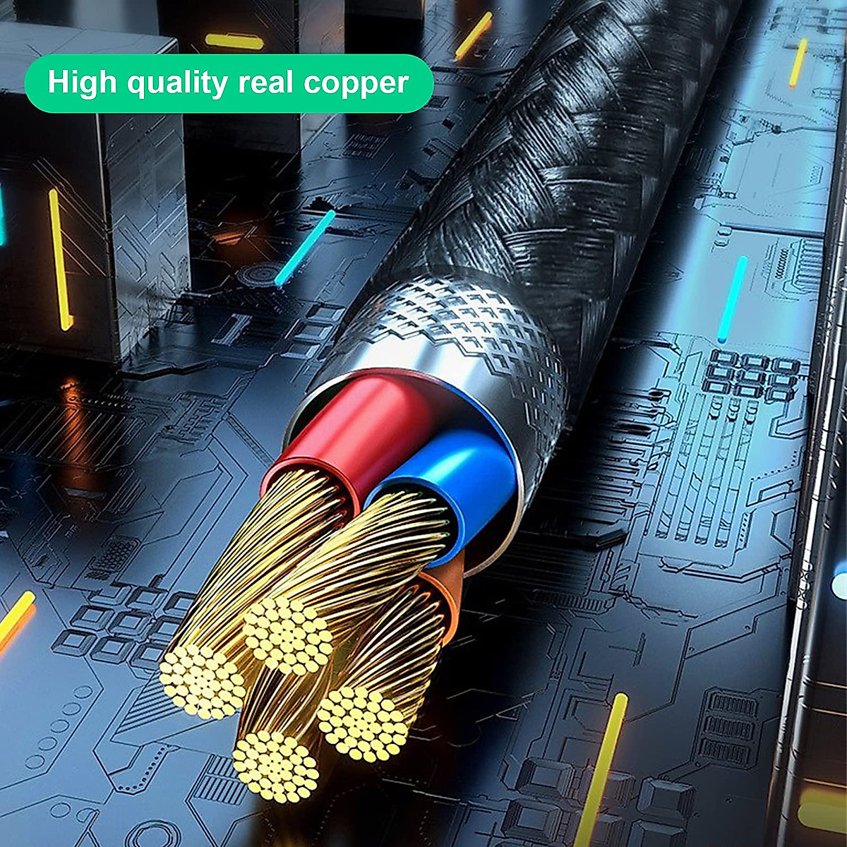 Alitutumao USB C to 3.5mm Audio Headphone Splitter, Dual 3.5mm Aux Headphone Jack Adapter Compatible with Samsung S23 S22 S21, Google Pixel 2/3/4 XL