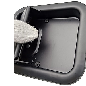 VESEN Exterior Door Handle + Interior Release Handle Replacement for 1997-2006 Wrangler # 55176383AE 55176382AE 55176477AC 55176476AC | Pack of 4