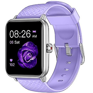 Smart Watch, Fitness Tracker with Heart Rate Monitor, Blood Oxygen, Sleep Tracking, 1.3 Inch Touchscreen Smartwatch for Android iOS Swimming Waterproof Pedometer Step Calories Tracker for Women Men