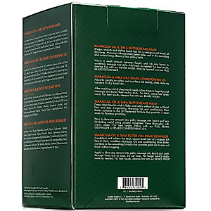 SheaMoisture Beard-Care Kit for Men, Includes Wash, Balm, Oil, Conditioner, Natural Shea Butter & Maracuja Oil, Great Gift