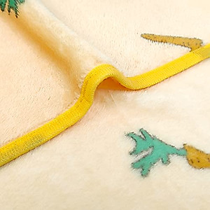 Tierecare Guinea Pig Blanket (3 Pack) Ultra Soft Pet Fleece Blankets Warm Sleep Mat Flannel Sofa Cover for Dog Cat Hamster Rabbit Fluffy(S)