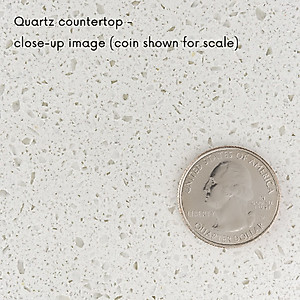 Charlotte 42-inch Farmhouse Bathroom Vanity (Quartz/White): Includes White Cabinet with Stunning Quartz Countertop and White Ceramic Apron Sink