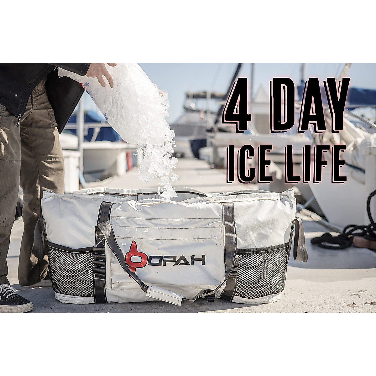 Opah Fathom Fish Kill Bags-Leakproof Insulated Cooler (Fathom 6 King Insulated Cooler Bag, King Mackerel 70" L x 20" W x 18" H)