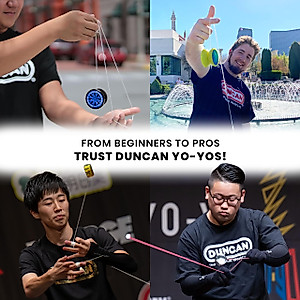 Duncan Toys Windrunner Yo-Yo [Blue] - Unresponsive Pro Level Aluminum Yo-Yo with Double Rim, Concave Bearing, SG Sticker Response