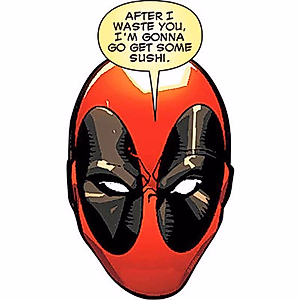 Aquarius Marvel Deadpool Head Funky Chunky Magnet