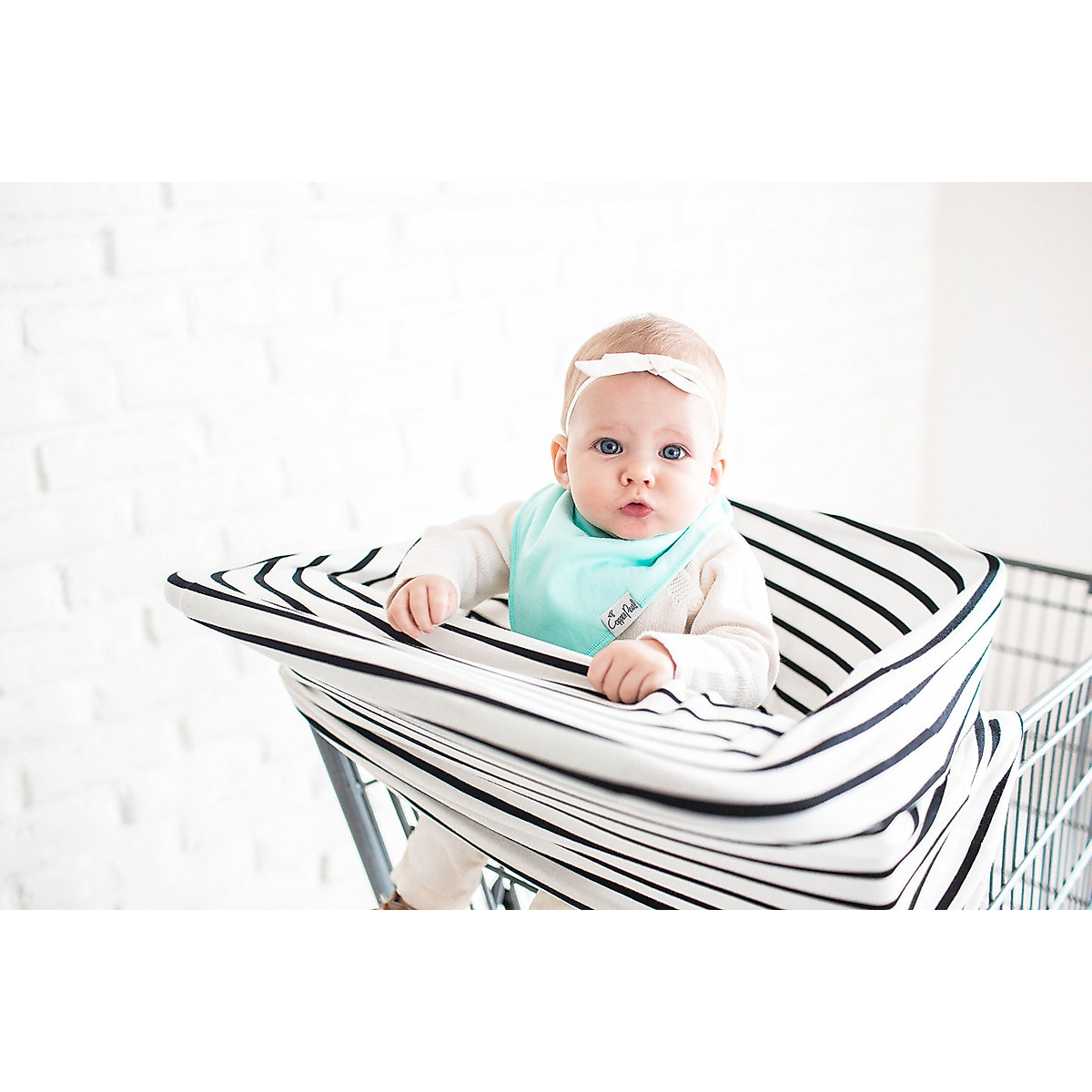 Copper Pearl Multi-Use Cover: Car Seat Covers, Nursing Cover, and Stroller Cover for Sun - Stretchy Fabric, All-Season Use, Stylish Designs, Easy Access for Moms - City