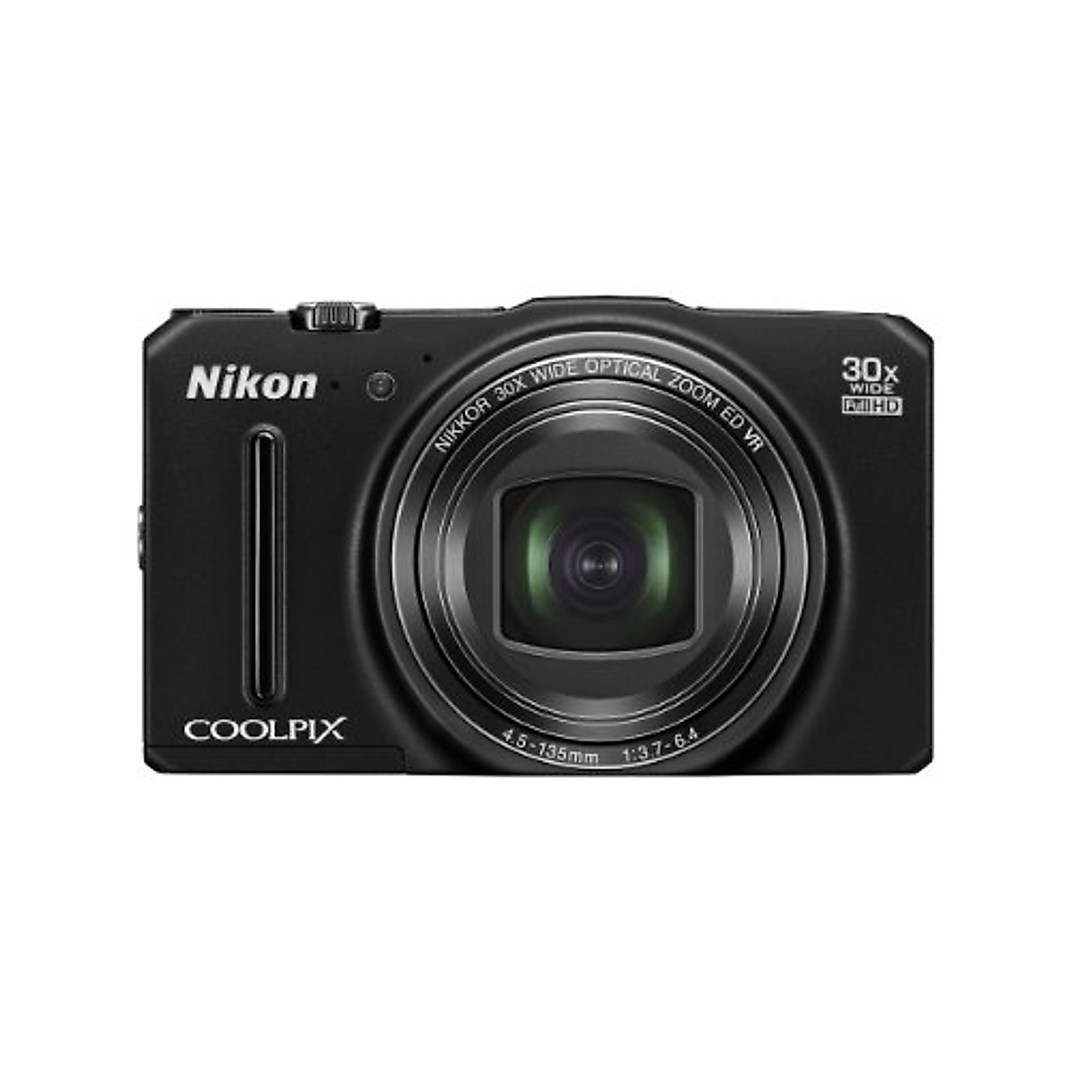 Nikon COOLPIX S9700 16.0 MP Wi-Fi Digital Camera with 30x Zoom NIKKOR Lens, GPS, and Full HD 1080p Video (Black)