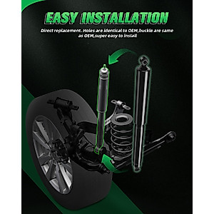 SCITOO Shocks Absorbers, Front Rear Gas Struts Shock Absorber Fit for 1999 2000 2001 2002 2003 2004 for Ford for F-250 Super Duty,1999 2000 2001 2002 2003 2004 for Ford for F-350 Super Duty Set of 4