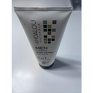 Andalou Naturals CannaCell MEN Energizing Body Lotion, 8.5 Ounce