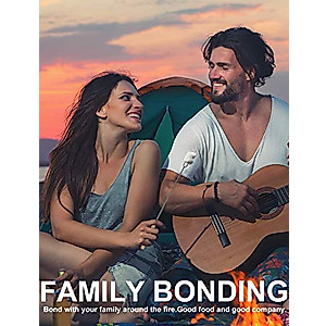 Y-me Marshmallow Roasting Sticks For Campfire, 32Inch Smore Sticks For Fire Pit Kit, Hot Dog Camping Extendable Forks (6Pack)