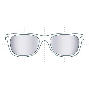 Sunglass Fix Replacement Sunglass Lenses Compatible for Ray-Ban RB4165-F Justin 54mm (Polarized SFx Ultra Flash Silver Mirror Black Pair)