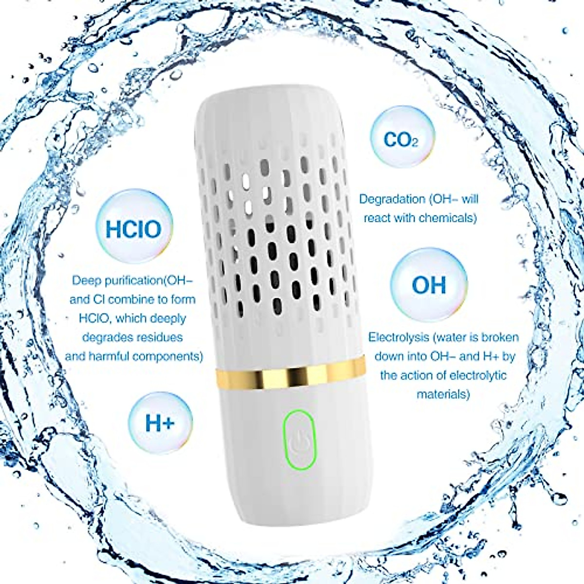 Fruit and Vegetable Washing Machine - Fruit Cleaner Purifier Device 4400 Mah, 10 Minute Quick Clean for Washing Fruit and Vegetable