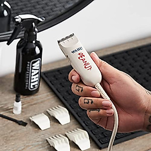 Wahl Professional Classic White Peanut Hair and Beard Clipper/Trimmer - Great for Professional Barbers and Stylists - Powerful Rotary Motor