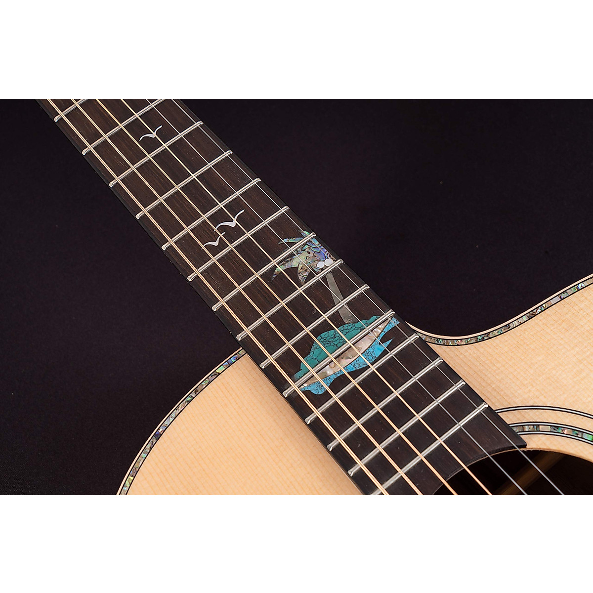 Washburn Bella Tono 6 String Acoustic-Electric Guitar, Right, Gloss Natural (BTSC56SCE-D)