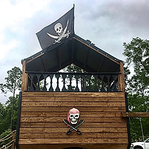Time Roaming 3x5 Ft Pirate Jack Rackham Polyester Flag with Brass Grommets