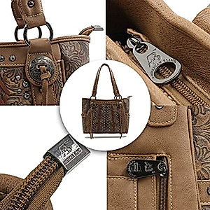 Montana West Leather Tote Bag Sugar Skull Handbag Shoulder Bag For Women ABZ-G017WBR