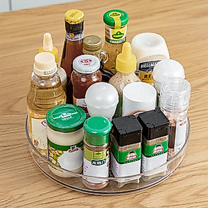 Homelove Turntable Lazy Susans Rack, Spice Organizer Storage Rack Rotating for Kitchen Cabinet, Countertop, Bathroom, Makeup, Pantry