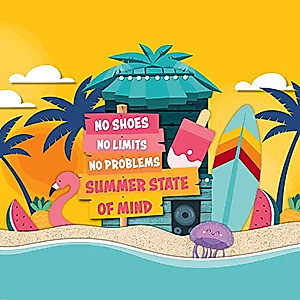 Legami - Mini Portable Ice Pop Fan, Flexible Blades, Material: ABS, EVA, Size: 8.5 x 17.3 cm, Practical, Functional and Fun