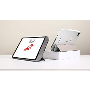 Fledging Hubble 7-in-1 USB-C Hub and Case for 12.9" iPad Pro 2018-2021 - Silver
